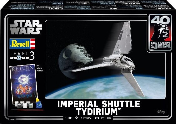 Køb Revell - Star Wars Imperial Shuttle Tydirium - 1:106 - 05657 - Gucca.dk