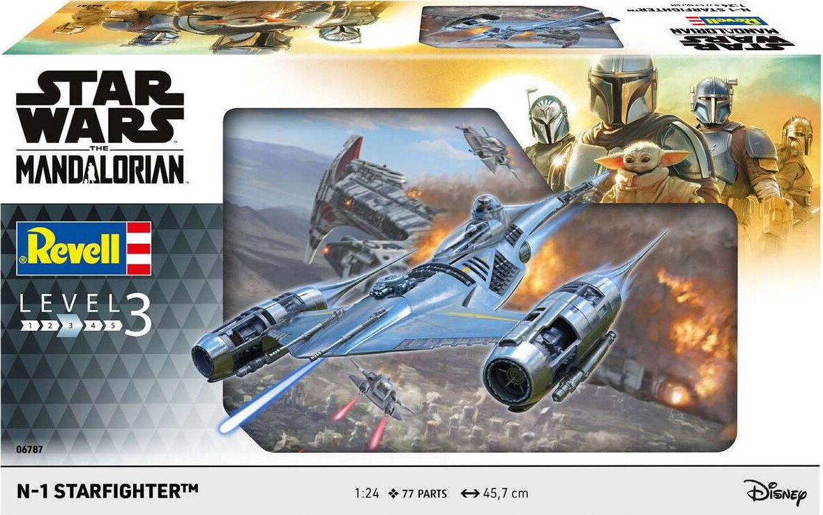 Køb Revell - Star Wars The Mandalorian N1 Starfighter - 1:24 - 06787 ...
