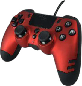 Steelplay - Metaltech Ps4 Controller - Rød | Se tilbud og køb på Gucca.dk