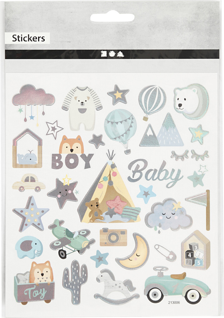 Køb Klistermærker - Baby Dreng fra Creativ Company - Gucca.dk