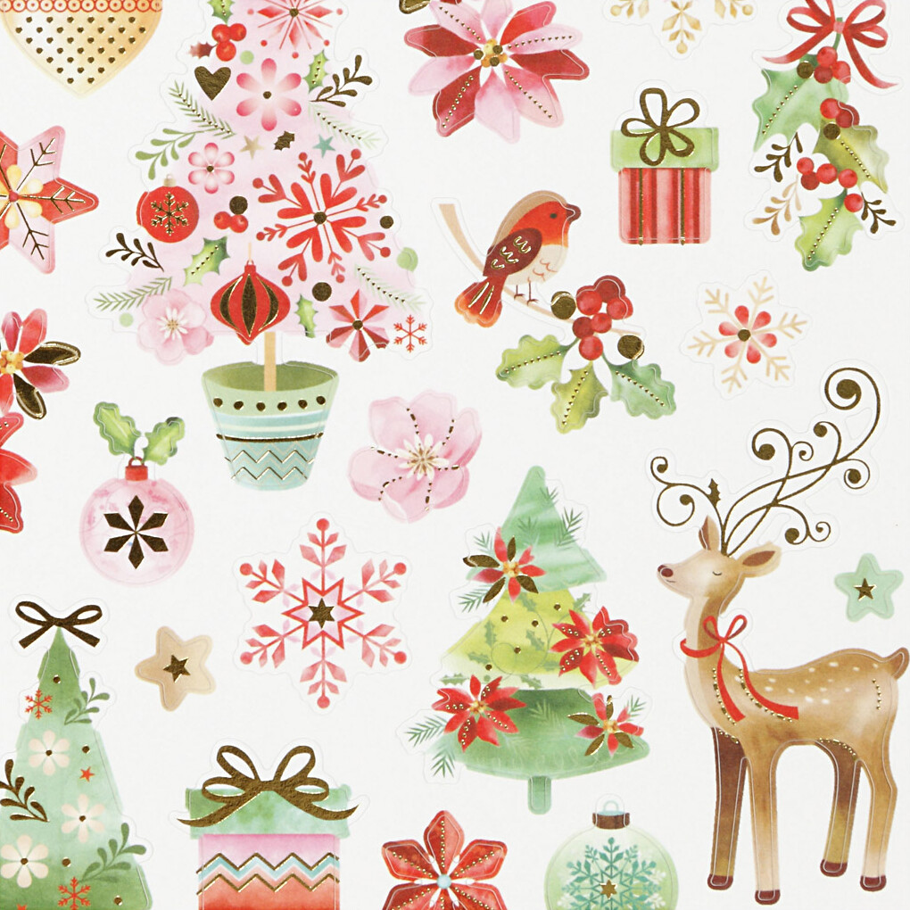 Køb Juleklistermærker - Romantisk Jul fra Creativ Company - Gucca.dk