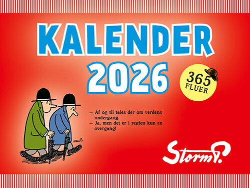 Køb Storm P. - Kalender 2026 - 365 Fluer - Gucca.dk