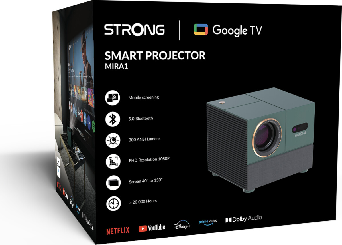 Køb Strong - Mira1 Google Tv Projector - Gucca.dk