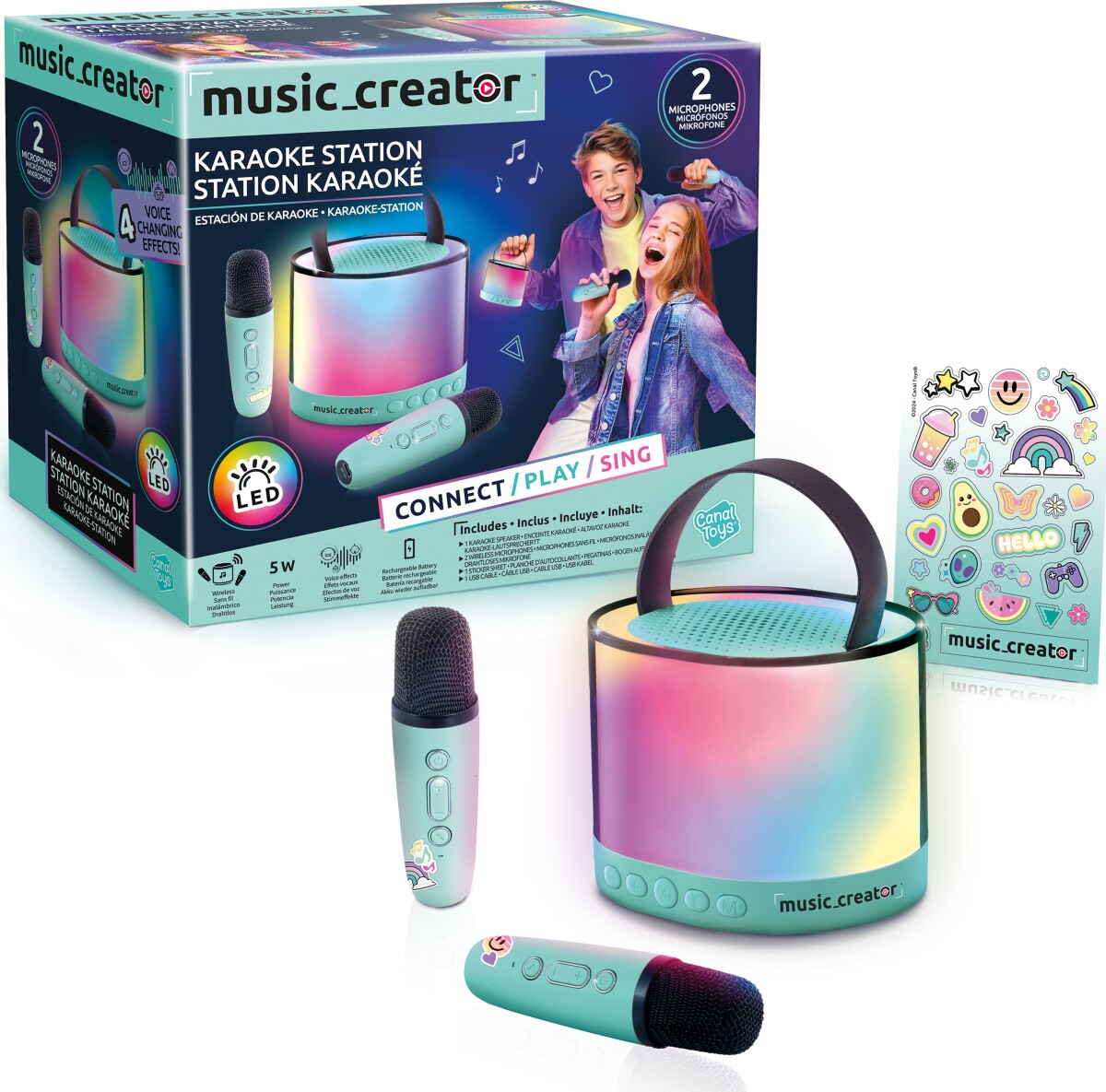 Køb Studio Creator - Music Creator Mini Karaoke Duo Kit fra Canal Toys ...