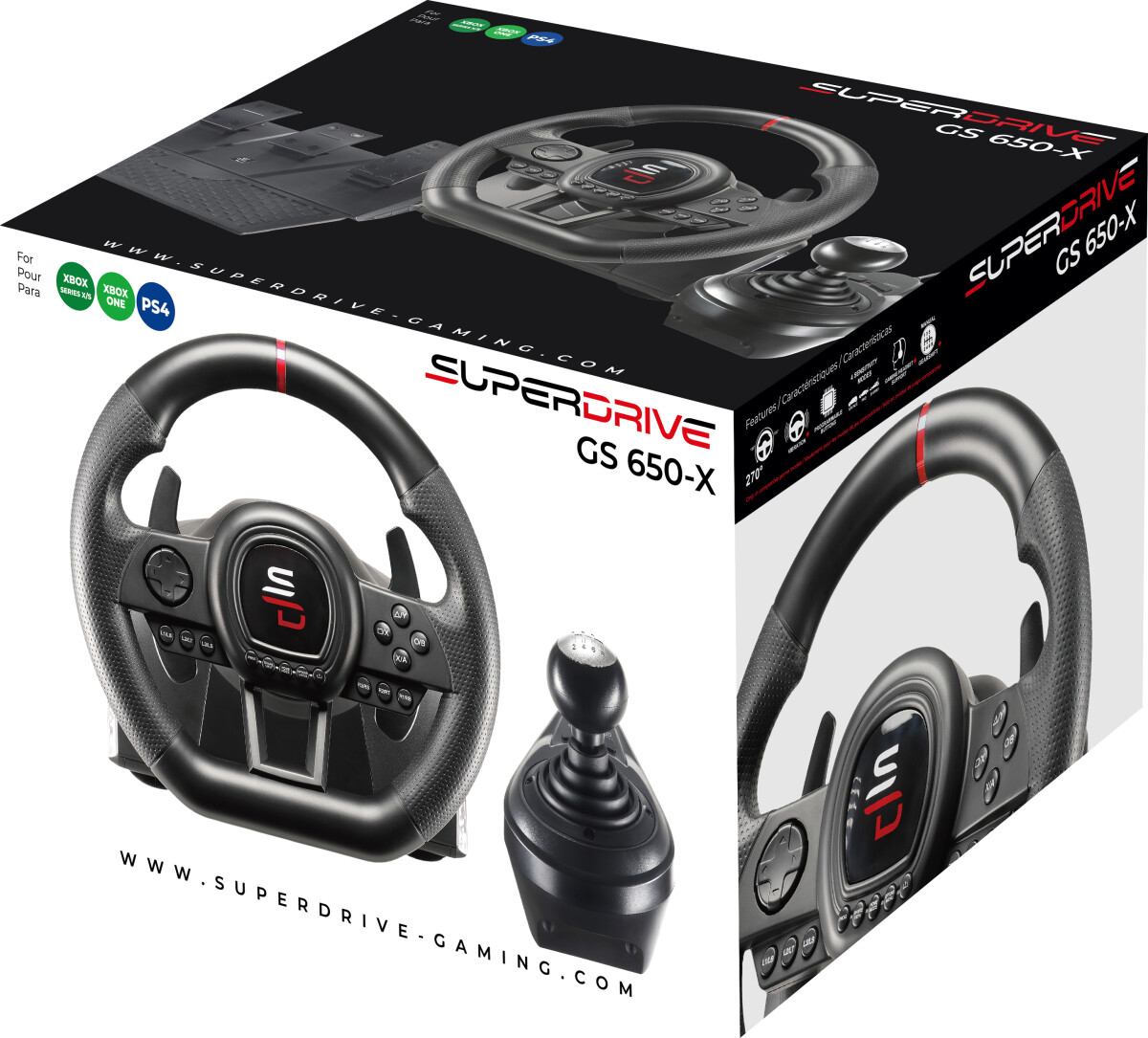 Subsonic Superdrive Gs 650-x - Ps4 / Xbox | Se tilbud og køb på Gucca.dk
