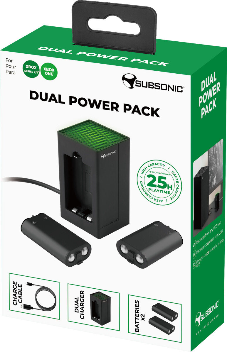 Køb Subsonic Xbox Dual Power Pack - Gucca.dk