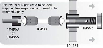 Køb Super Heavy Duty Diff Shaft 25X48Mm - 2Pcs - Hp104965 - Hpi Racing ...