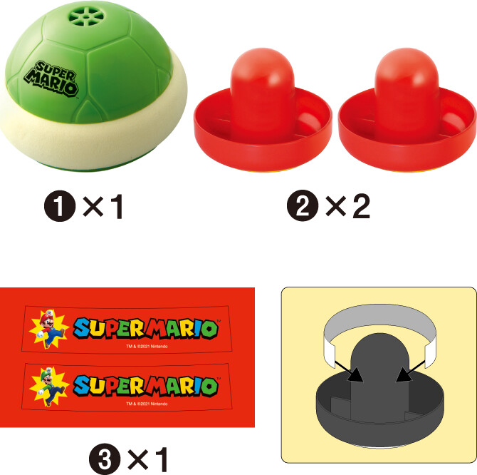 Super Mario - Hover Shell Strike - Air Hockey Spil | Se tilbud og køb ...