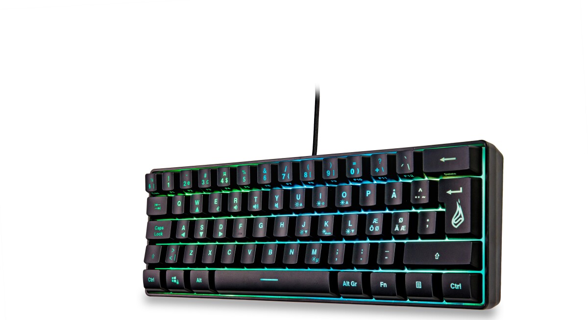Køb Surefire - Kingpin X1 60% Gaming Rgb Keyboard Qwerty - Nordisk ...