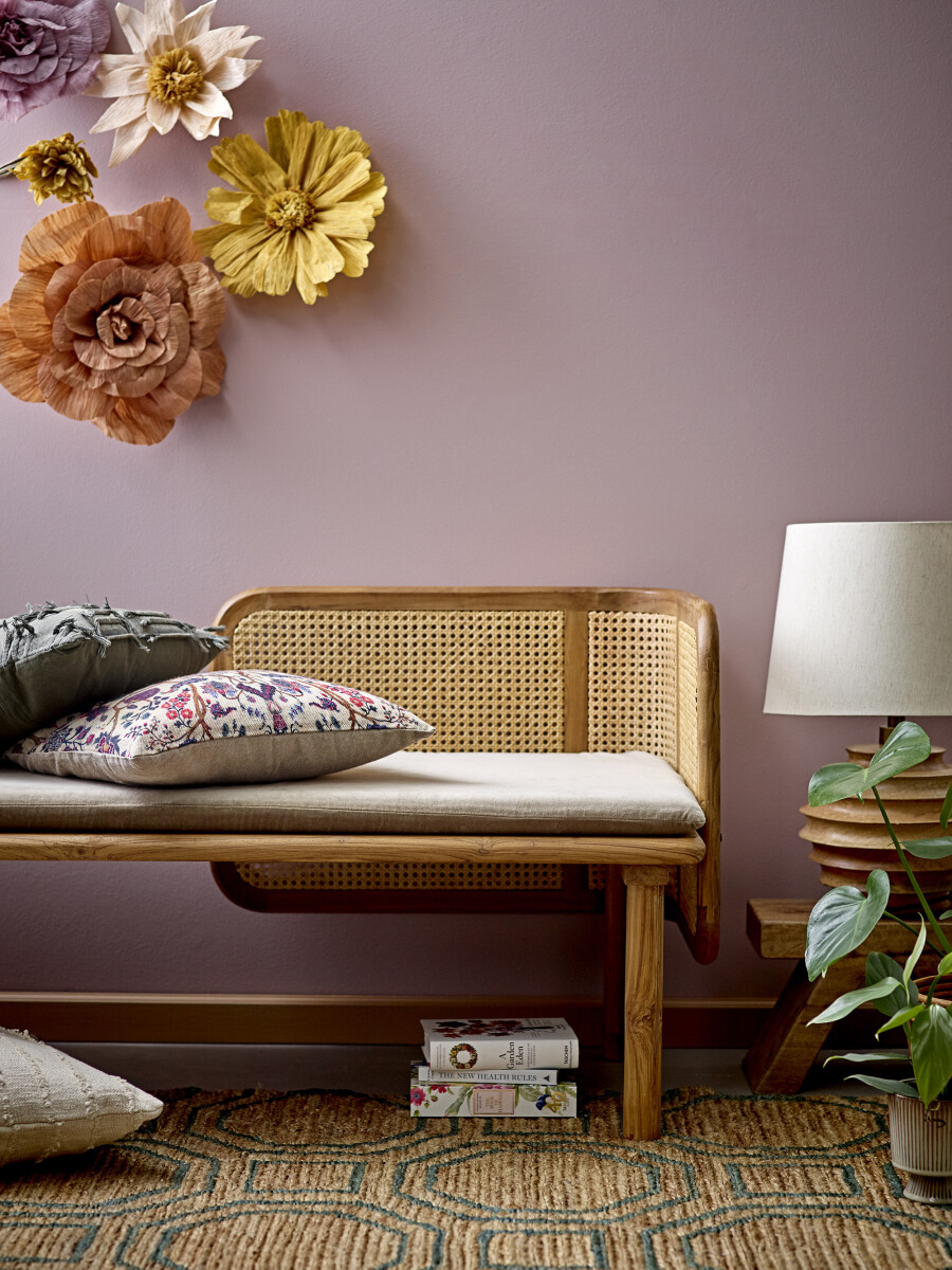 Creative Collection - Svale Bordlampe Med Skærm - Natur - Mango | Se ...