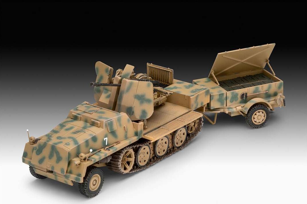 Køb Revell - Sws With Flak 43 Tank Byggesæt - 1:72 - Level 4 - 03293 ...