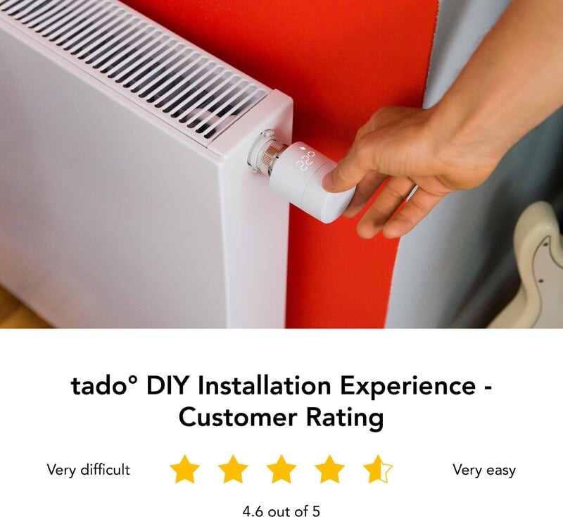 Tado - Smart Radiator Thermostat Starter Kit V3+ Incl. 1 Srt | Se tilbud og køb på Gucca.dk