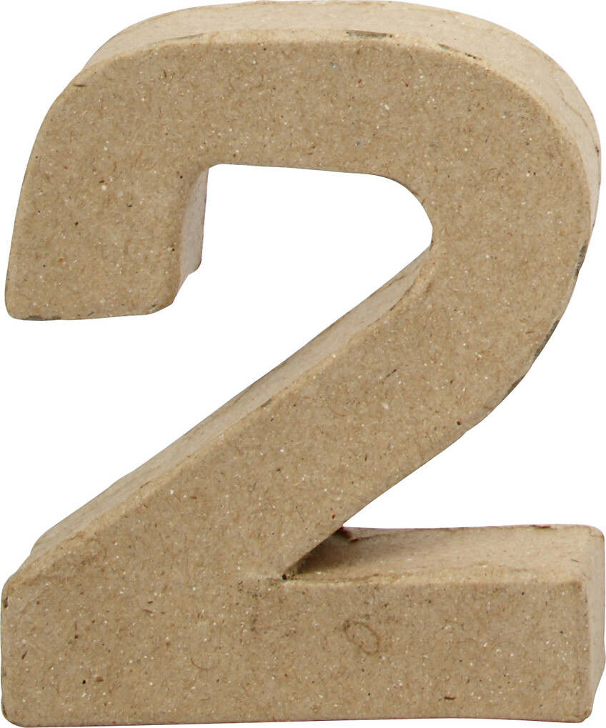 Tal - 2 - Papmaché - 10x8,3 Cm | Se tilbud og køb på Gucca.dk