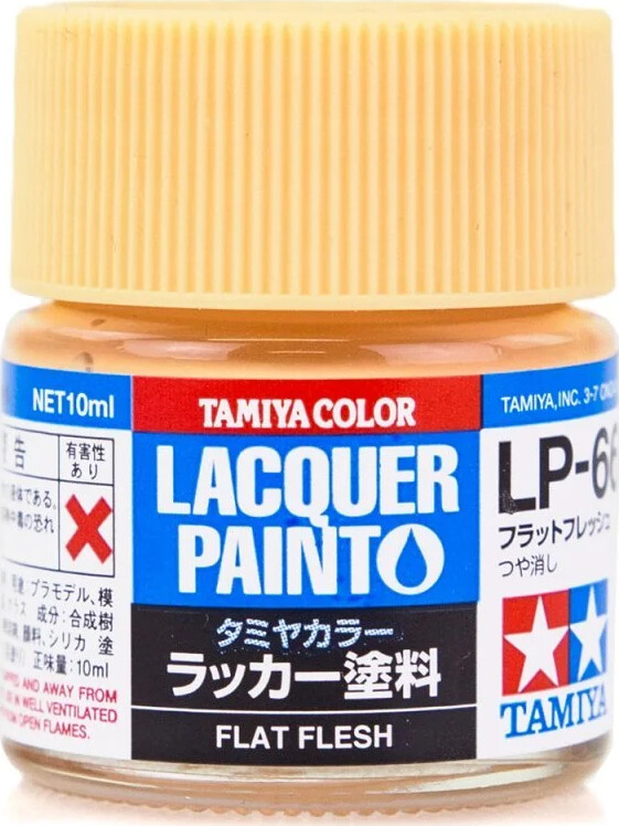 Tamiya - Lacquer Paint - Lp-66 Flat Flesh - 82166 | Se tilbud og køb på ...