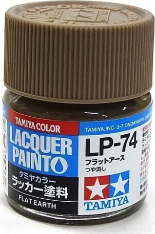 Køb Tamiya - Lacquer Paint - Lp-74 Flat Earth - 82174 - Gucca.dk