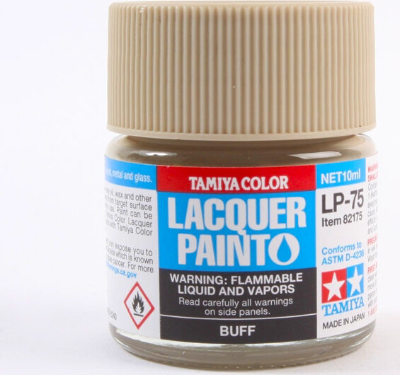 Køb Tamiya - Lacquer Paint - Lp-75 Buff Flat - 82175 - Gucca.dk