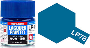 Tamiya - Lacquer Paint - Lp-78 Flat Blue - 82178 | Se tilbud og køb på ...