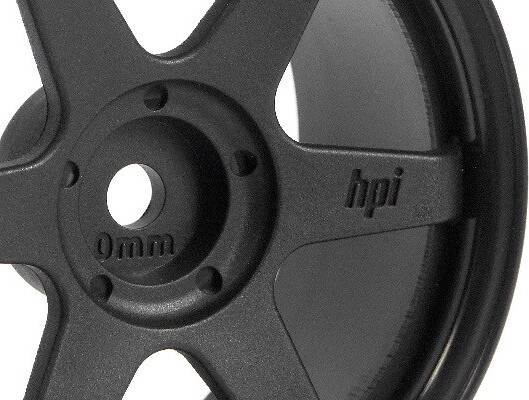 Køb Te37 Wheel 26mm Black - 0mm Offset - Hp3836 - Hpi Racing - Gucca.dk