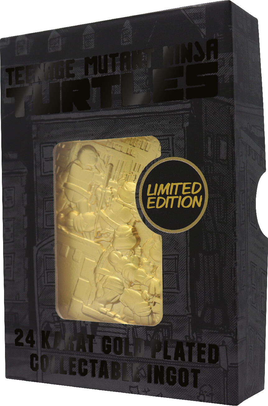 Teenage Mutant Ninja Turtles Limited Edition 24k Gold Plated Comic Book ...