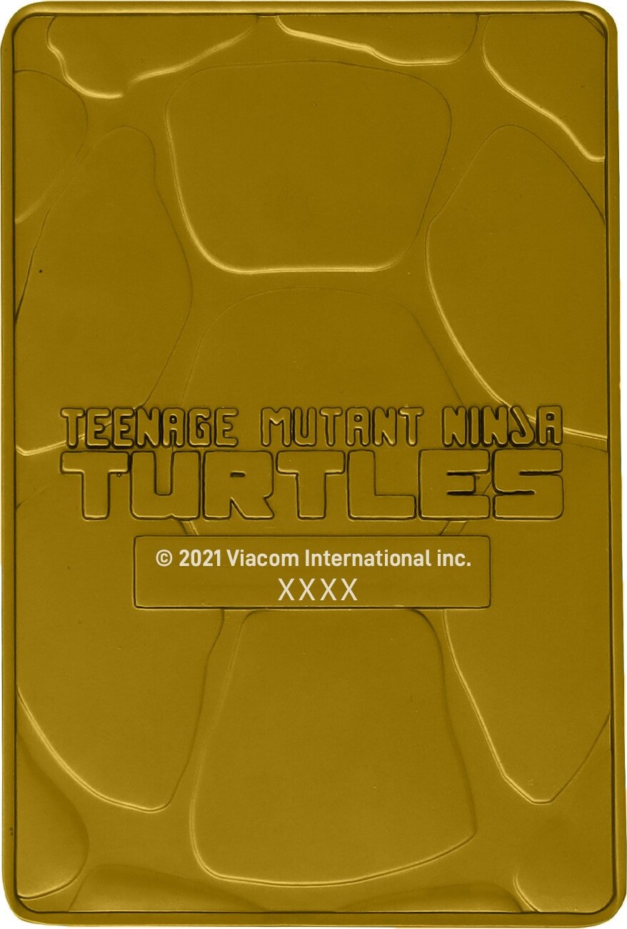 Teenage Mutant Ninja Turtles Limited Edition 24k Gold Plated Comic Book ...