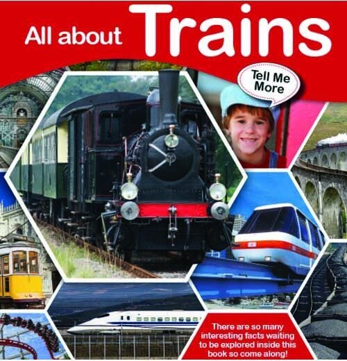 Køb Tell Me More - All About Trains - english book - Gucca.dk