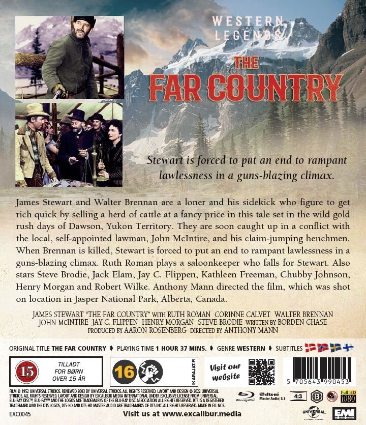 The Far Country Blu-Ray Film → Køb billigt her - Gucca.dk