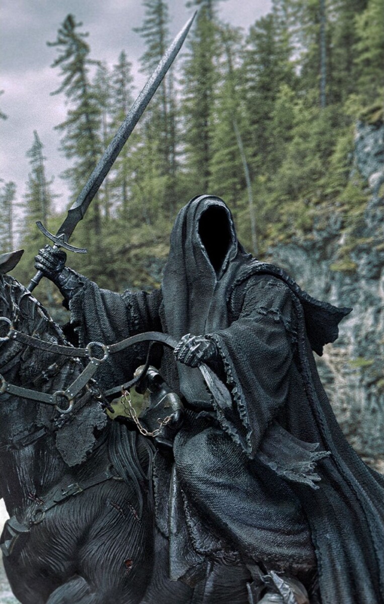Køb The Lord Of The Rings - Nazgul On Horse Deluxe Statue Scale 1/10 ...