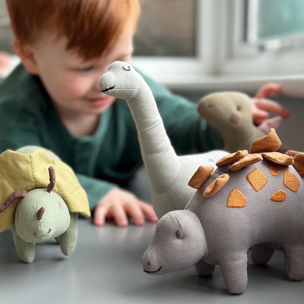 Køb Dinosaur Bamse - Stegosaurus Steggy - Threadbear fra Threadbear ...