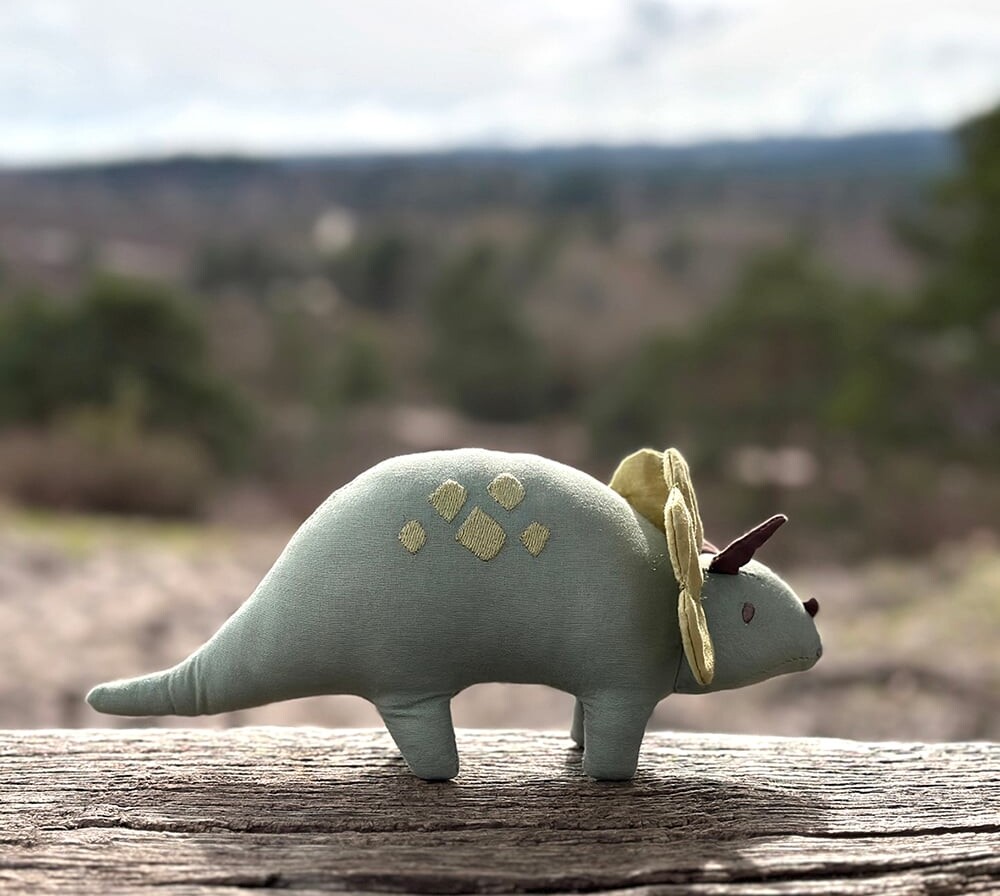 Køb Triceratops Bamse - Dinosaur Trike - Threadbear fra Threadbear ...