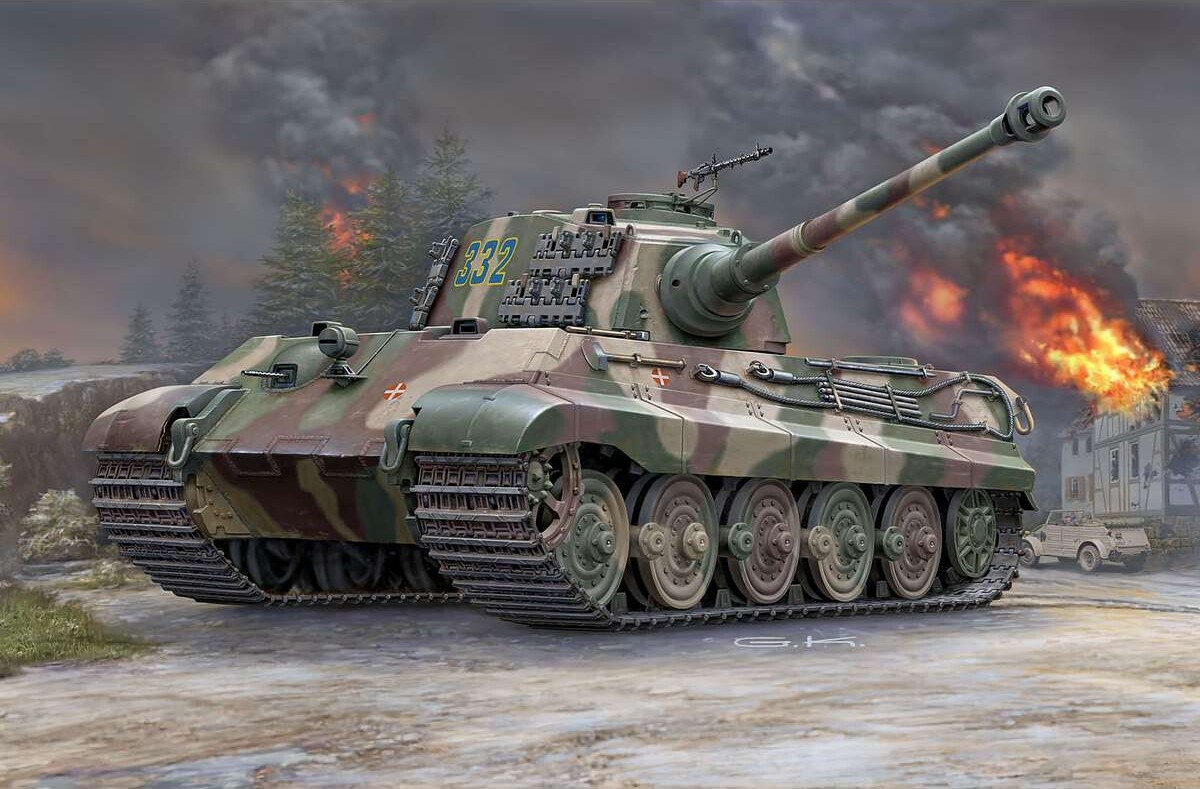 Køb Revell - Tiger Ii Ausf. B Tank Byggesæt - 1:35 - 03249 - Gucca.dk