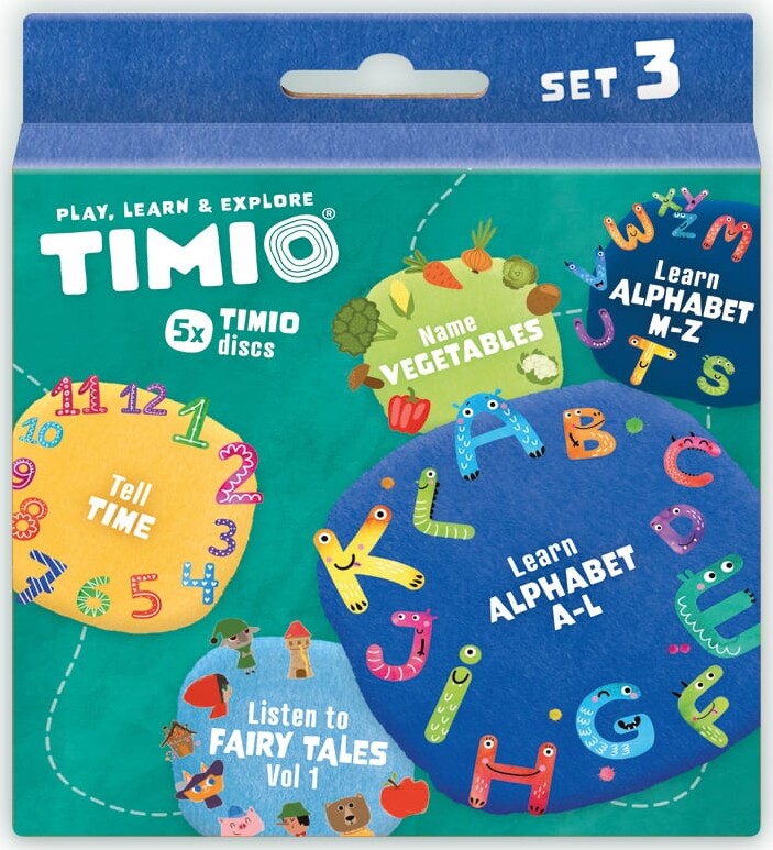 Timio Disc Set Nr. 3 - Indeholder 5 Diske | Se tilbud og køb på Gucca.dk