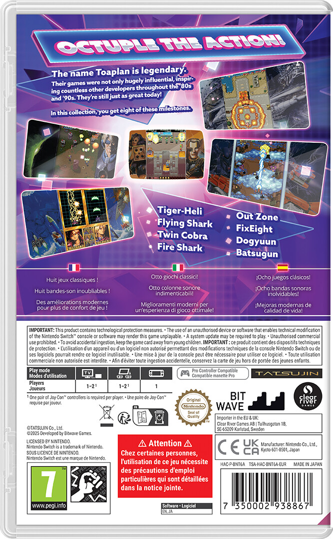 Køb Toaplan Arcade Collection Vol. 1 til Nintendo Switch - spil - Gucca.dk