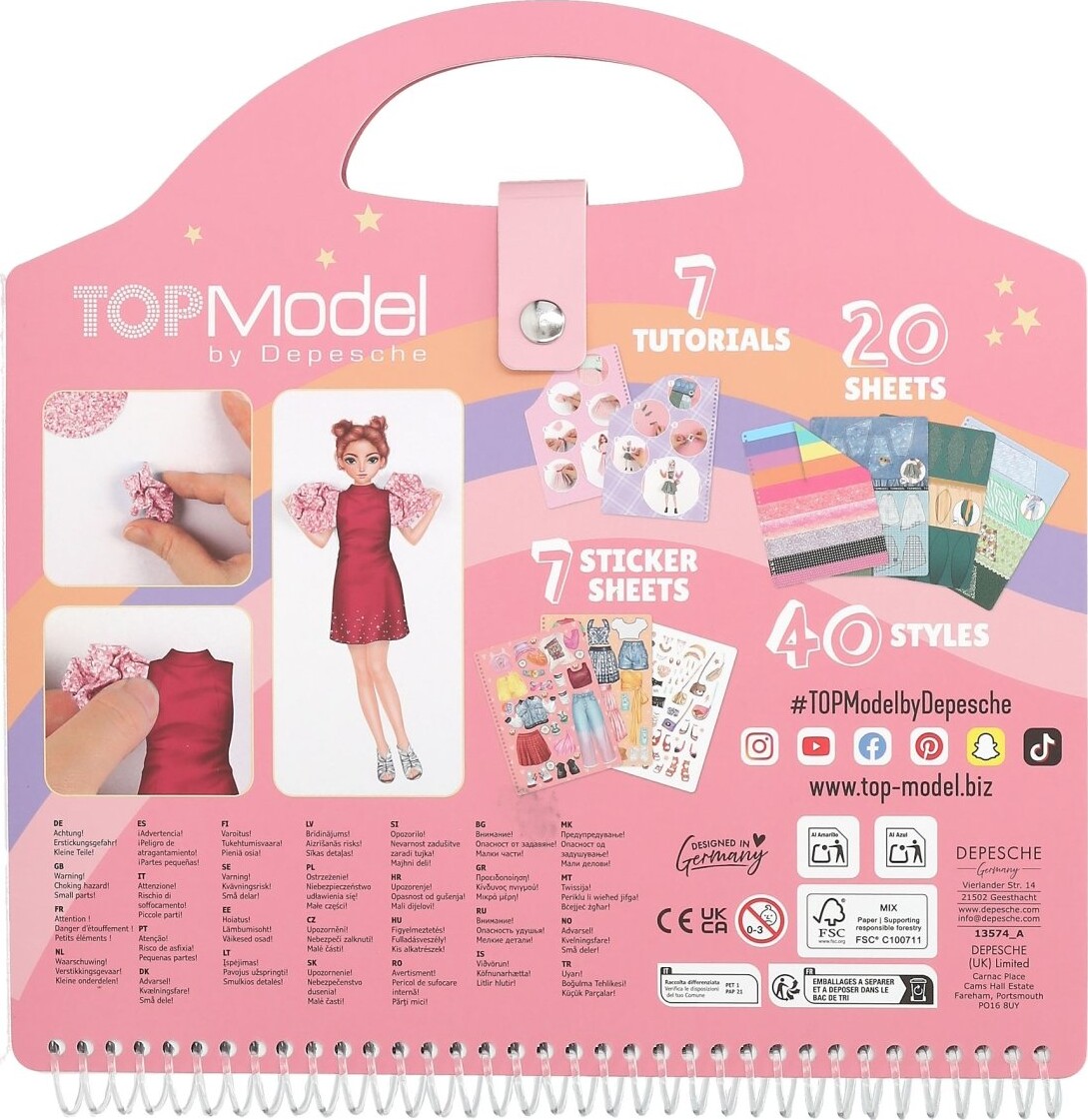 Køb Top Model - Dress Me Up Collage Bog - - Gucca.dk