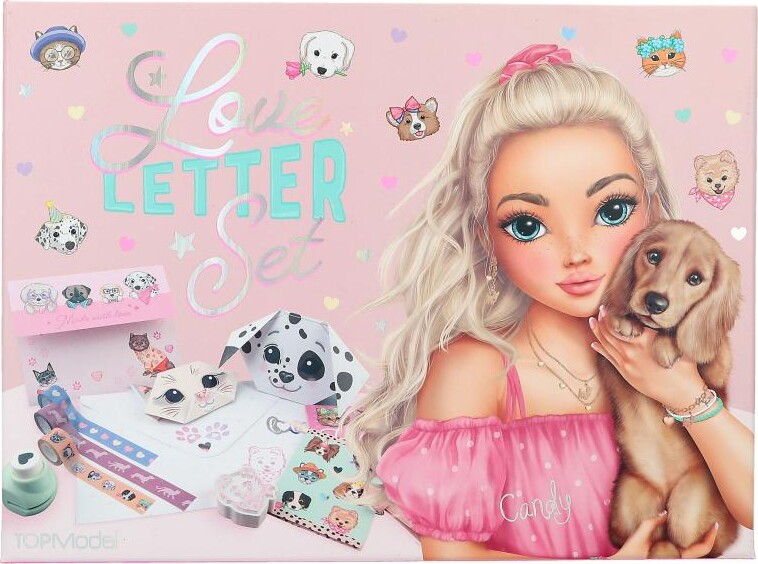 Top Model - Brevpapir Sæt Til Børn - Kitty And Doggy | Se tilbud og køb ...