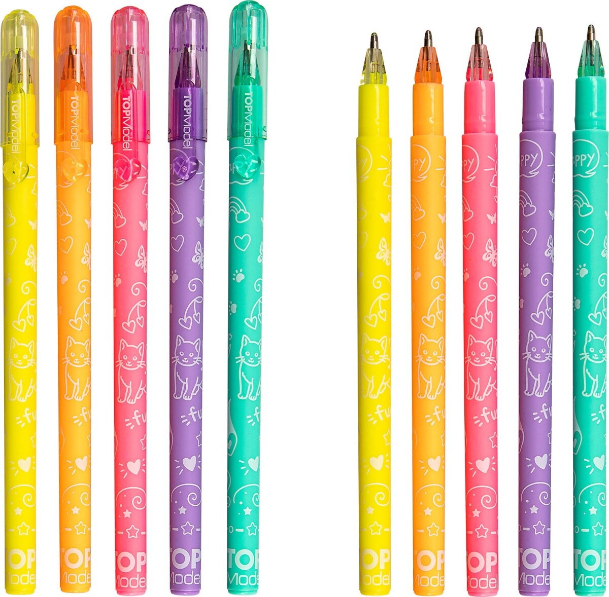 Top Model - Neon Doodle Malebog Med Neonpenne - - Gucca.dk