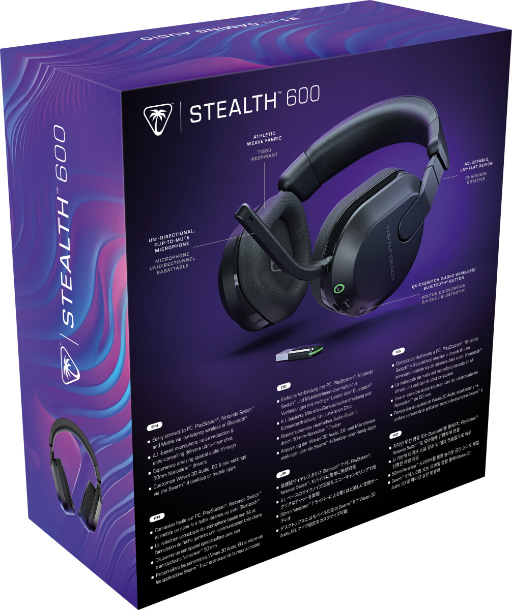 Køb Turtle Beach Stealth 600 Gen3 Wireless Headset - Black - Gucca.dk