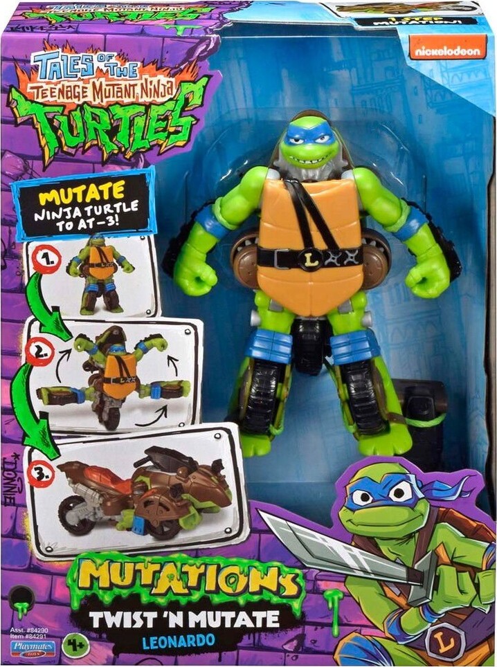 Turtles - Mutant Mayhem Transformer Turtle - Leonardo | Se tilbud og ...