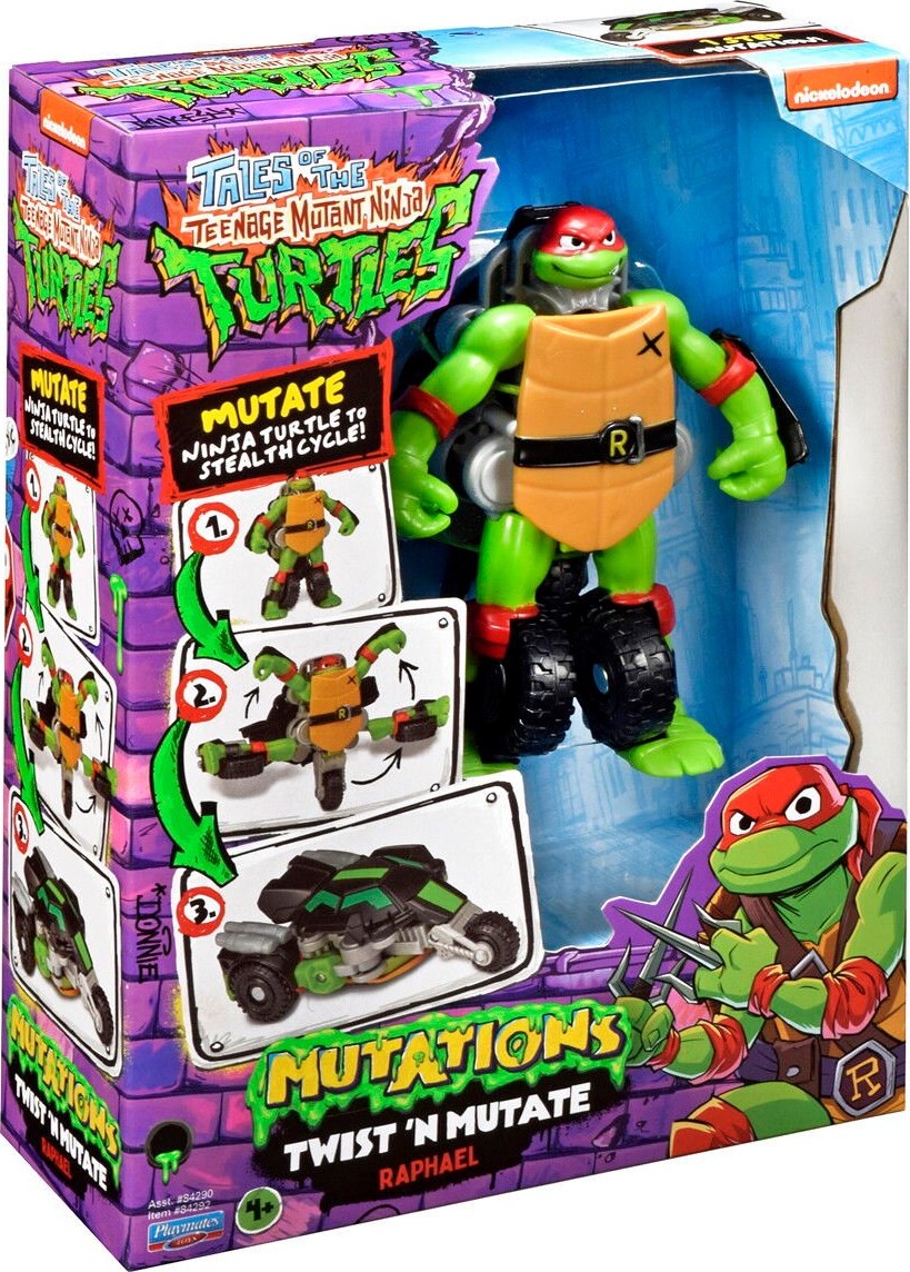 Turtles - Mutant Mayhem Transformer Turtle - Raphael | Se tilbud og køb ...