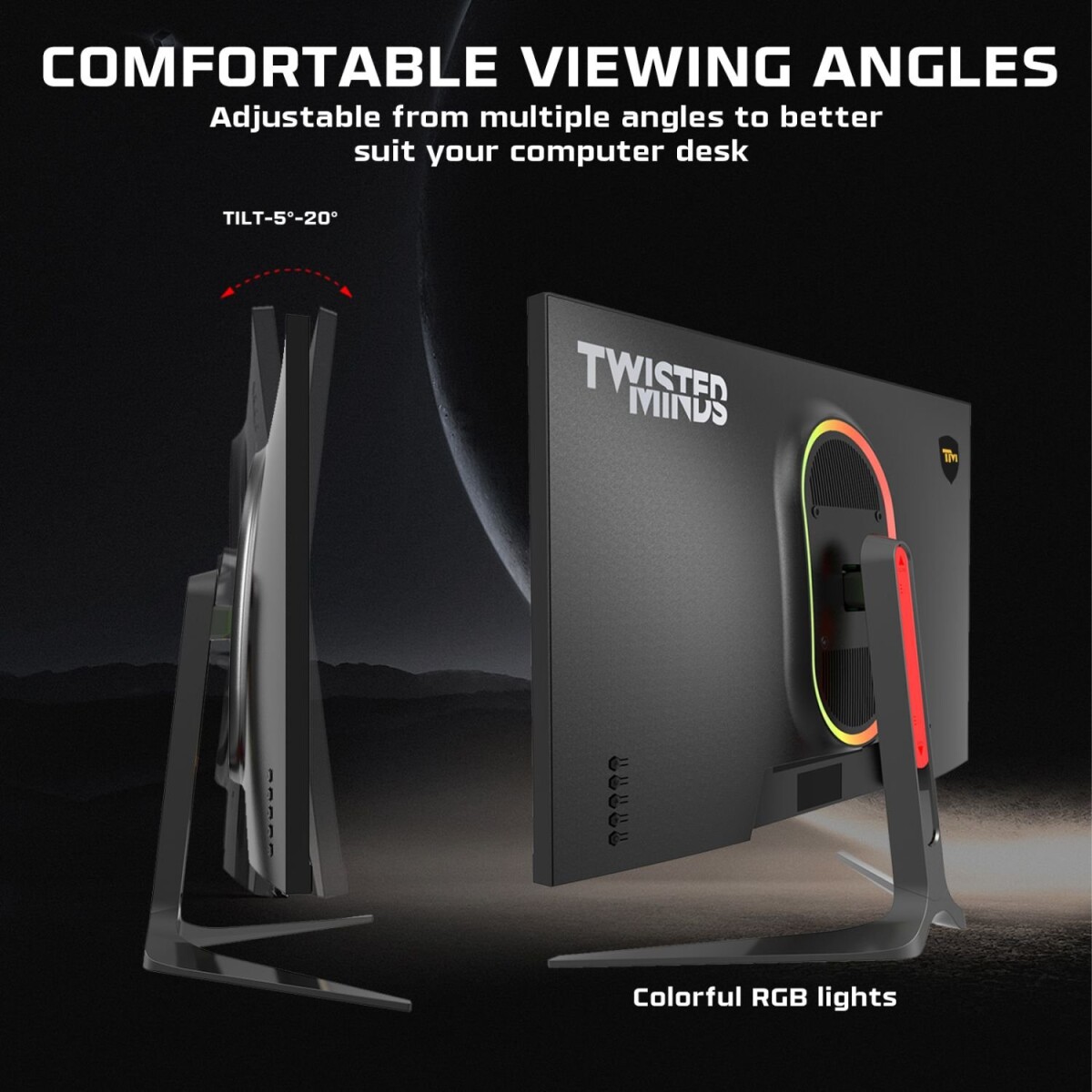 Twisted Minds - Blaze Series Flat 27 Qhd - 180hz 0.5ms Fast Ips Hdmi 2. ...