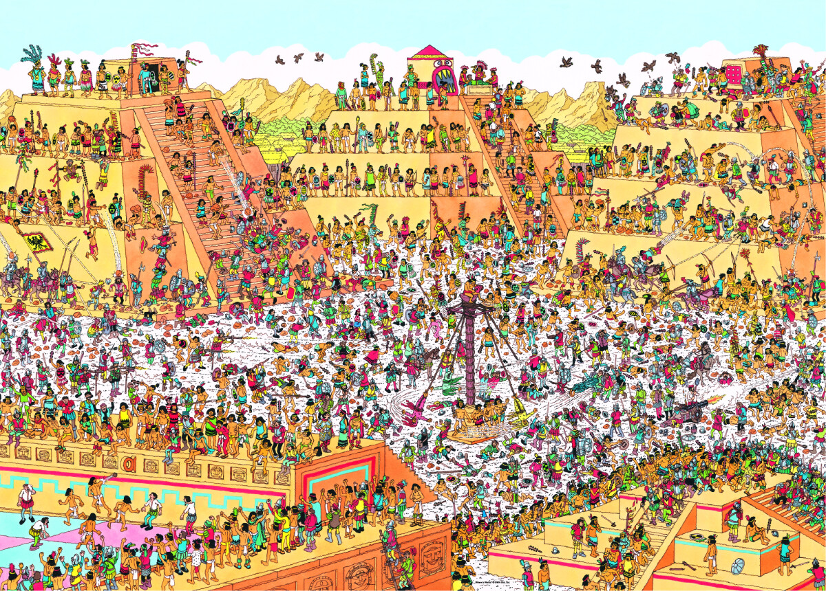 Køb Find Holger Puslespil - 1000 Brikker - Aztekernes Sidste Dag fra ...