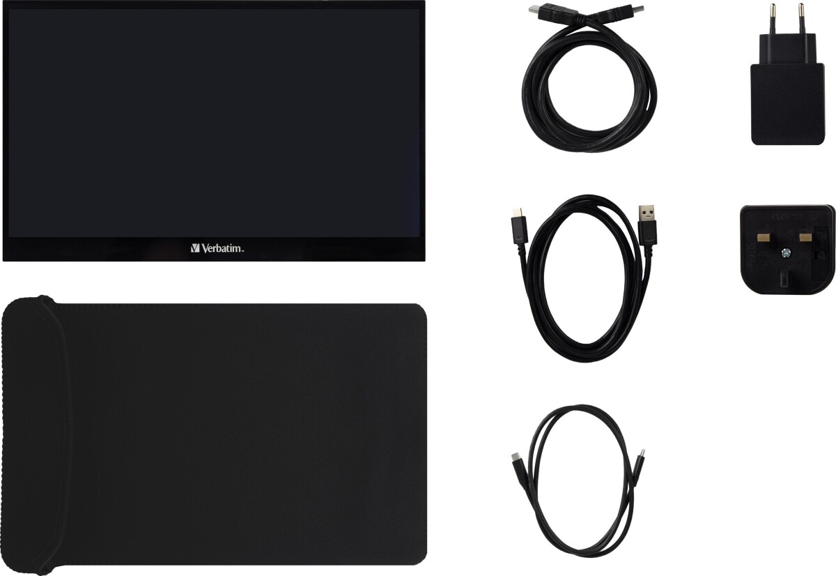 Køb Verbatim - 17.3'' Portable Touchscreen Monitor Full Hd 1080P - Gucca.dk