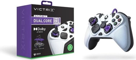 Victrix - Gambit Dual Core Xbox Controller - Hvid | Se tilbud og køb på ...