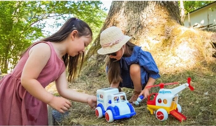 Viking Toys - Jumbo Ambulancehelikopter M/2 Pers | Se tilbud og køb på ...