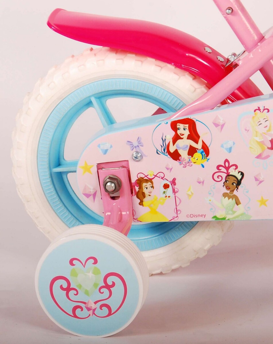 Køb Disney Princess - Cykel Med Støttehjul Til Børn - 10" - Volare ...