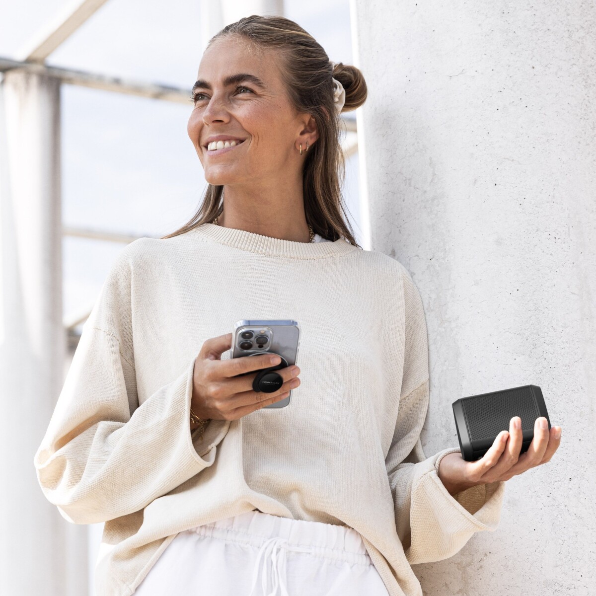 Køb Vonmählen - Air Beats Mini - Kompakt Bluetooth Højtaler - Sort fra ...