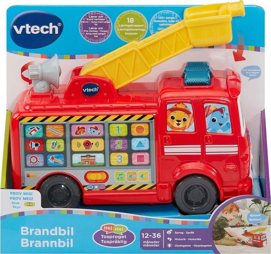 Køb Vtech - Rednings Venner Brandbil - Dansk - Gucca.dk