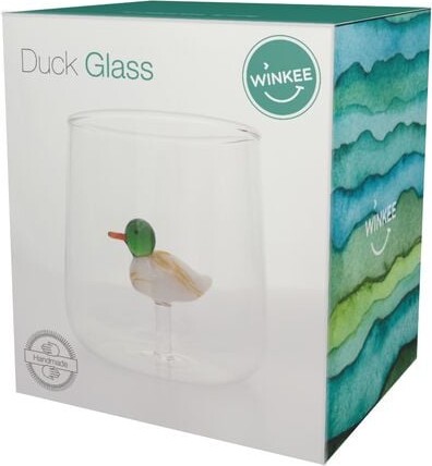 Køb Winkee - Drikkeglas - Handmade Duck - Gucca.dk