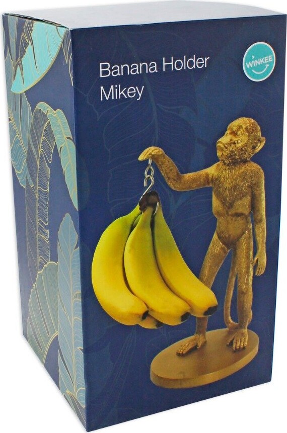 Køb Winkee - Frugtholder - Monkey Banana Holder - Gold - Gucca.dk
