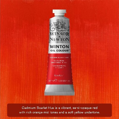 Køb Winsor & Newton - Winton Oil Colour 37 Ml - Cadmium Scarlet Hue 107 ...
