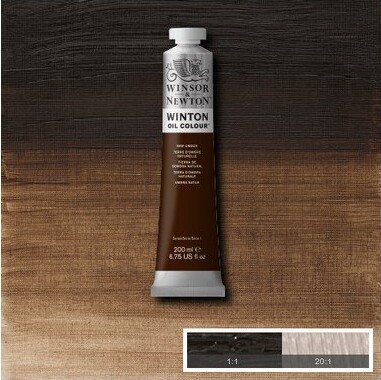 Køb Winsor & Newton - Oliemaling - Winton - Raw Umber 200 Ml - Gucca.dk